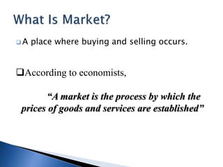 Forms of markets | PPTX