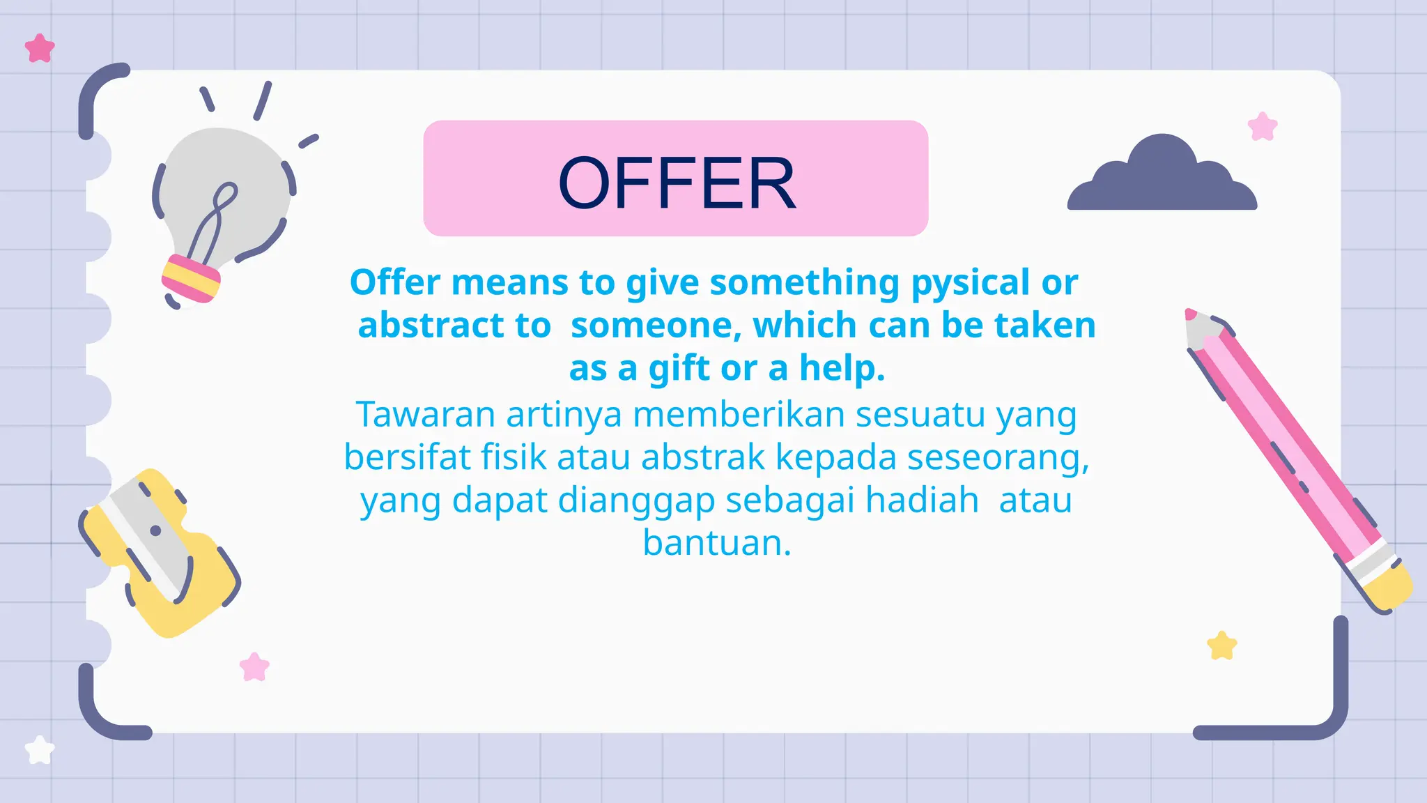 PPT about offer and suggestion to students | PPTX