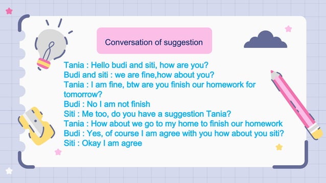 PPT about offer and suggestion to students | PPT | Free Download