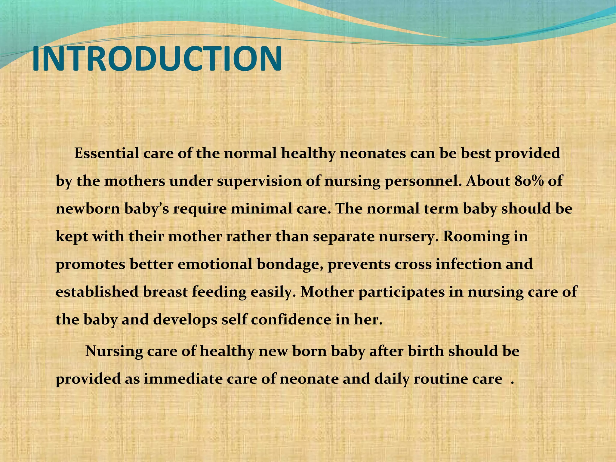 NEWBORN CARE | PPT