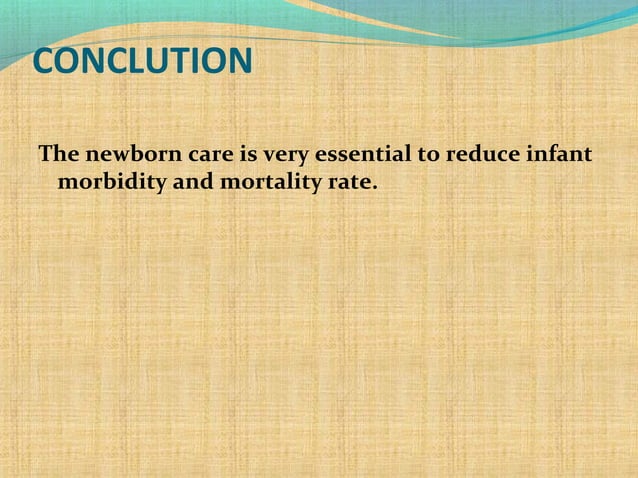 NEWBORN CARE | PPT | Pregnancy | Reproductive Health