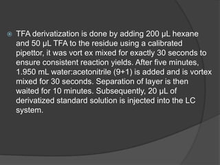 A Report On Instrumental analysis Done in PhilMech | PPT