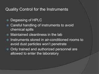 A Report On Instrumental analysis Done in PhilMech | PPTX