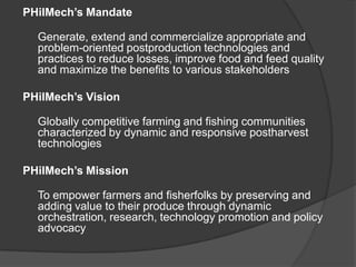A Report On Instrumental analysis Done in PhilMech | PPT