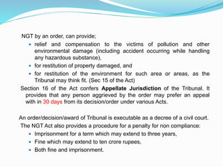 National Green Tribunal | PPTX