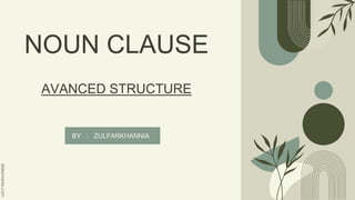 noun clause powerpointnoun clause powerpoint | PPT