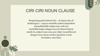 noun clause powerpointnoun clause powerpoint | PPTX