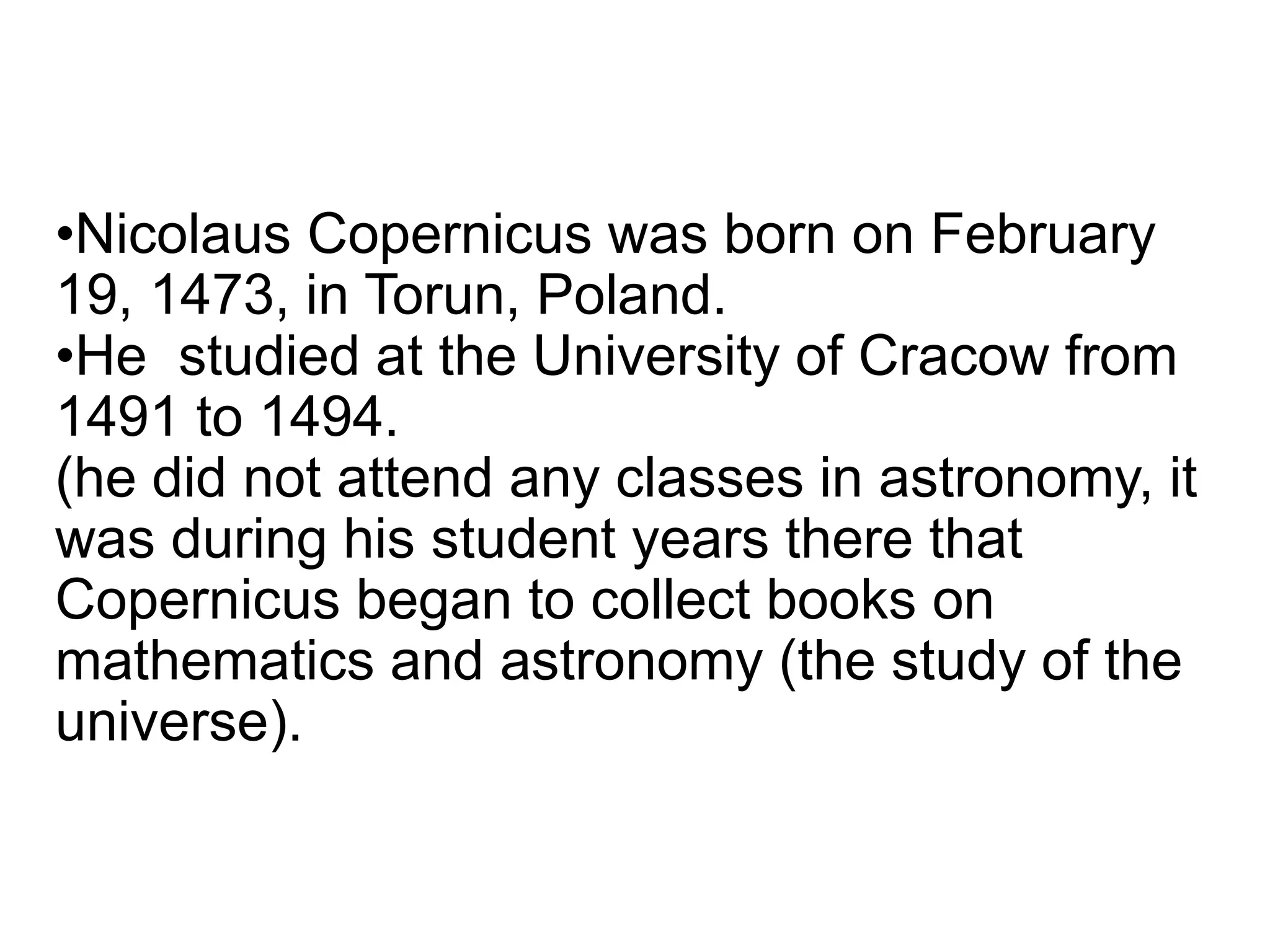 Ppt Nicolaus Copernicus | PPTX