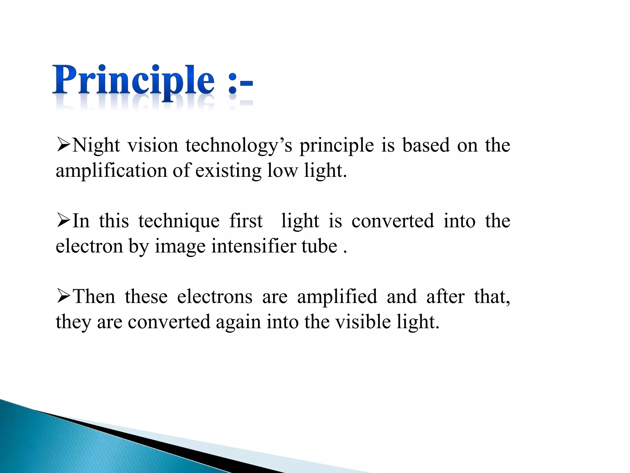 Night Vision Technology | PPT