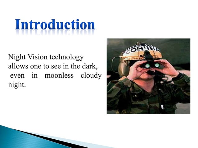 Night Vision Technology | PPT