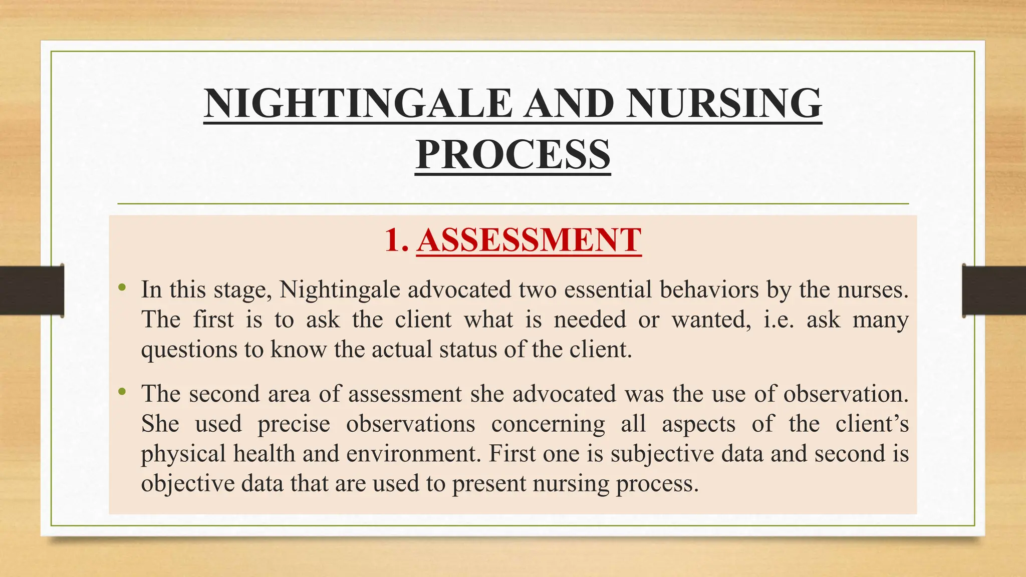 PPT NIGHTINGALE THEORY AND IT’S APPLICATION final.pptx