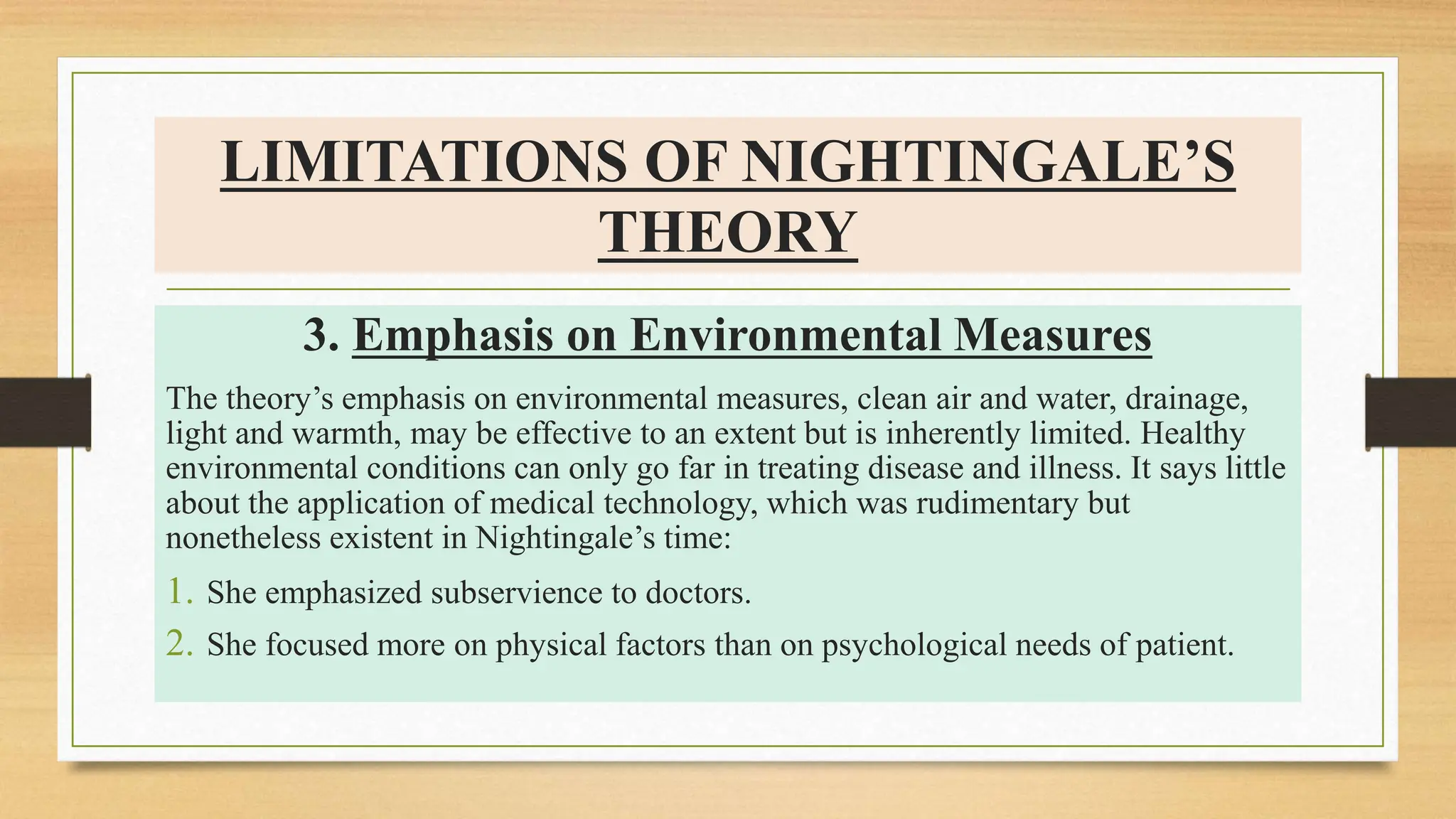 PPT NIGHTINGALE THEORY AND IT’S APPLICATION final.pptx