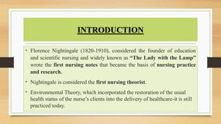 PPT NIGHTINGALE THEORY AND IT’S APPLICATION final.pptx