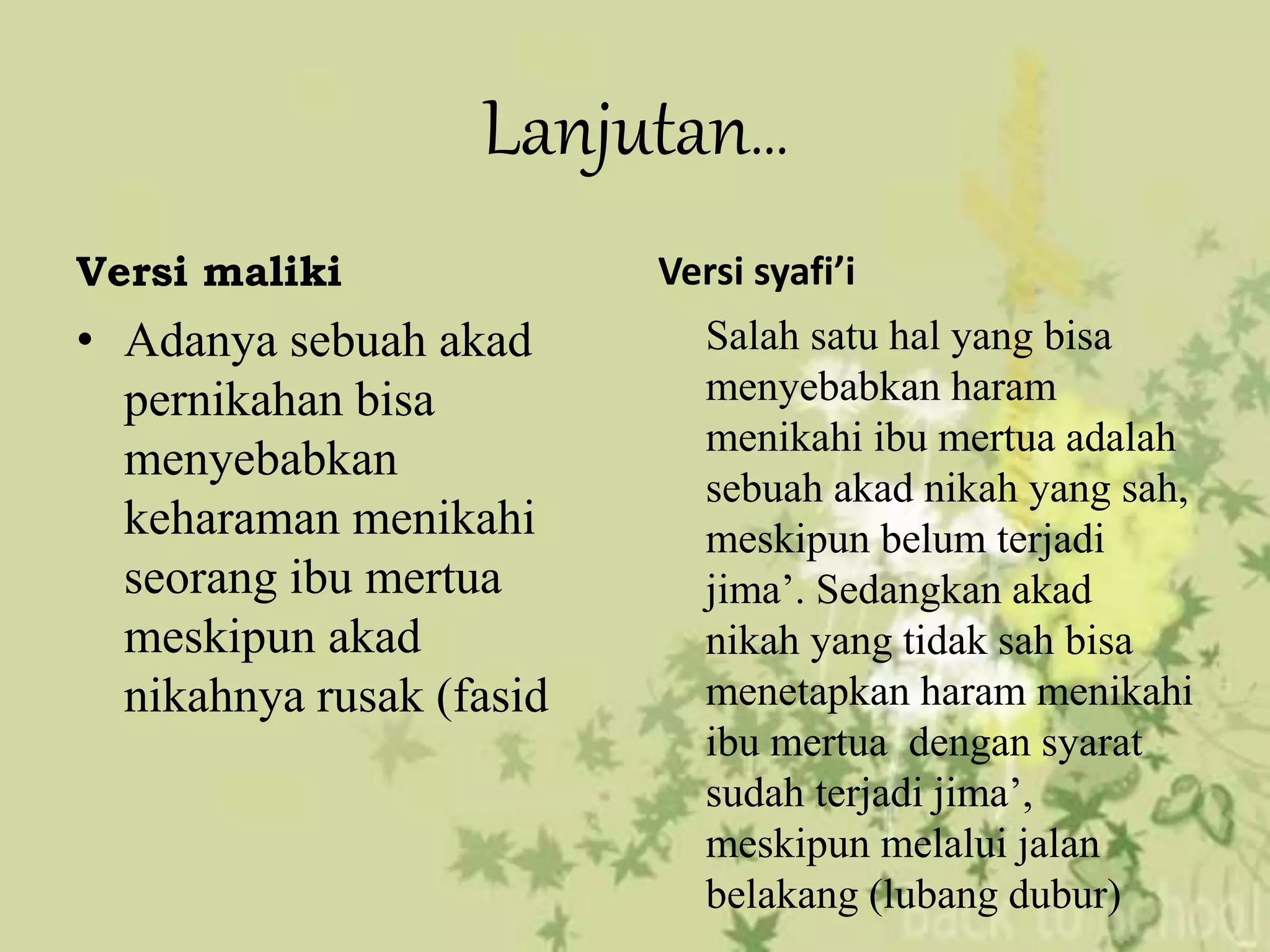 PPT Nikah 4 Mazhab | PPTX