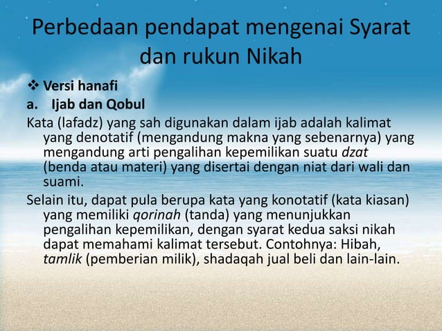 PPT Nikah 4 Mazhab | PPT