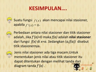 Ppt nilai stationer & jenisnya kelas xi ipa | PPTX