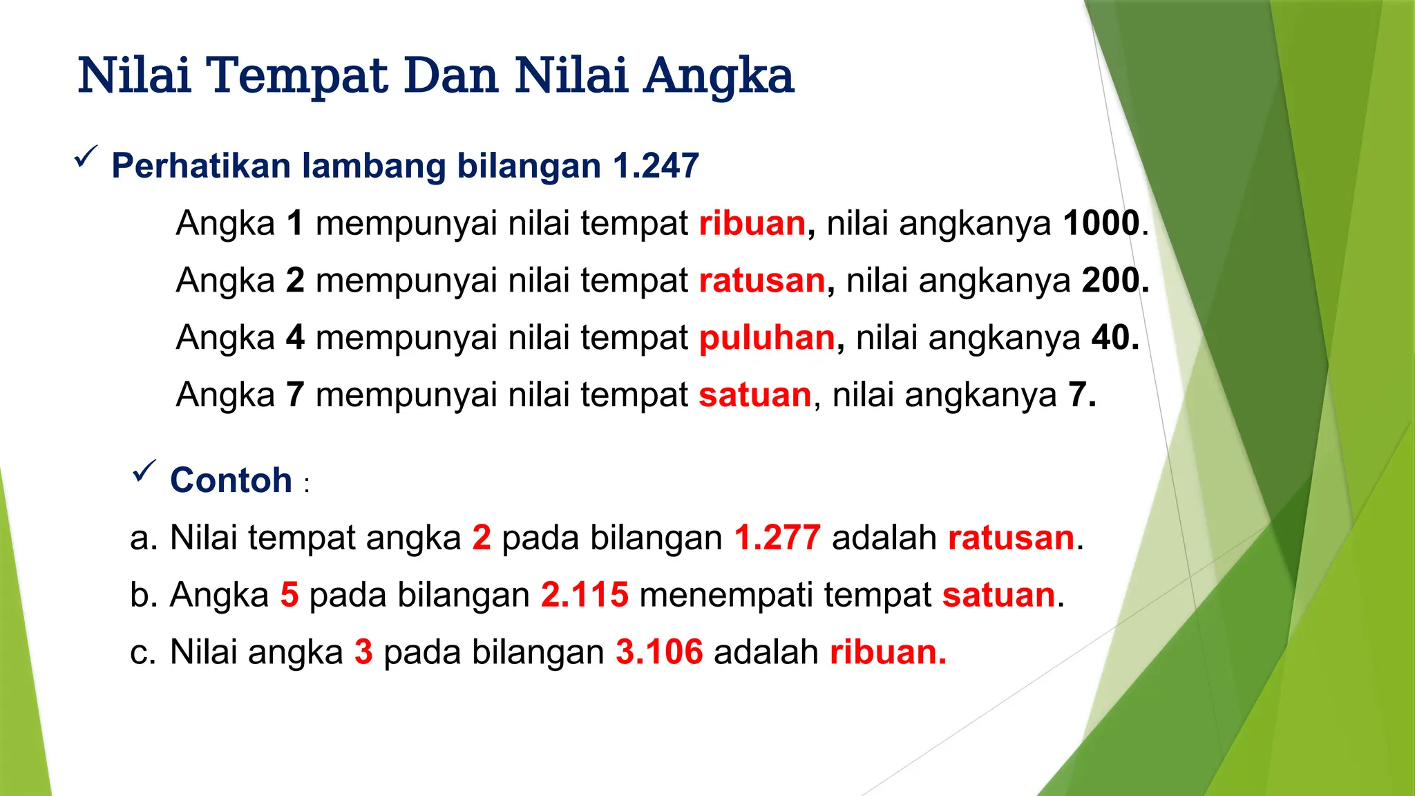 PPT Nilai Tempat (ratusan, puluhan, satuan) | PPTX