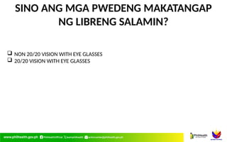PHILHEALTH SLIDE FOR EYE SCREENING WITH FLOWCHART .pptx