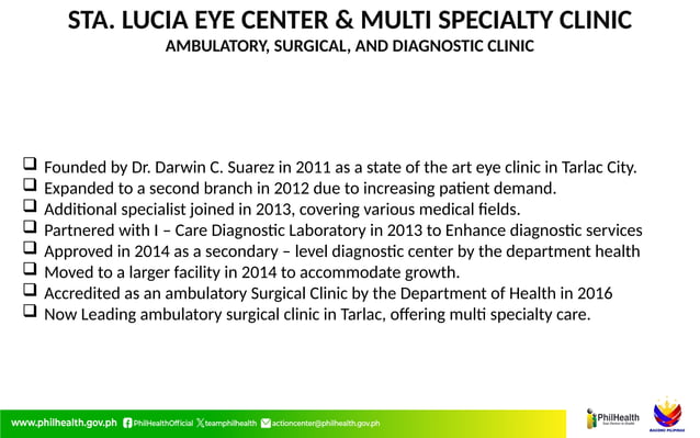PHILHEALTH SLIDE FOR EYE SCREENING WITH FLOWCHART .pptx