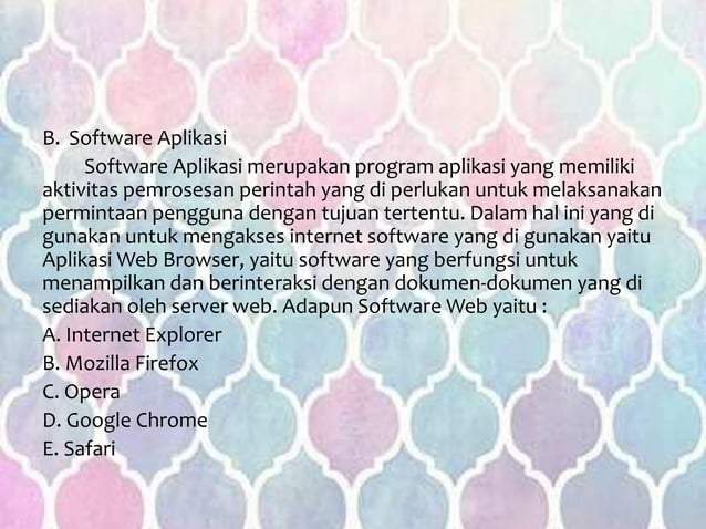 Perangkat Lunak | PPT