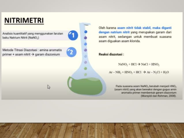 PPT_Nitrimetri mengenai titrasi yang digunakan | PPTX
