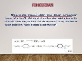 PPT_Nitrimetri mengenai titrasi yang digunakan | PPTX