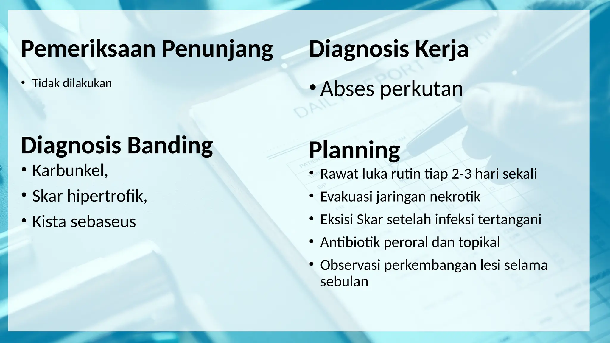 pptn lapssus pkm - penanganan scar hipertrofik post carbuncel | PPTX