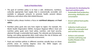 ROLE OF FOOD AND NUTRITION POLICIES IN BUILDING CAREER OPPORTUNITIES | PPT
