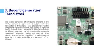 Advancing Technology: Evolution of Computer Generations | PPT