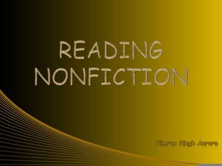 Ppt nonfiction | PPT