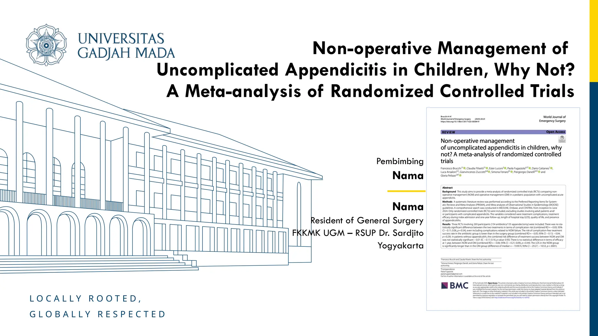 [PPT] Non‑operative management of uncomplicated appendicitis in children, why not? A meta ...