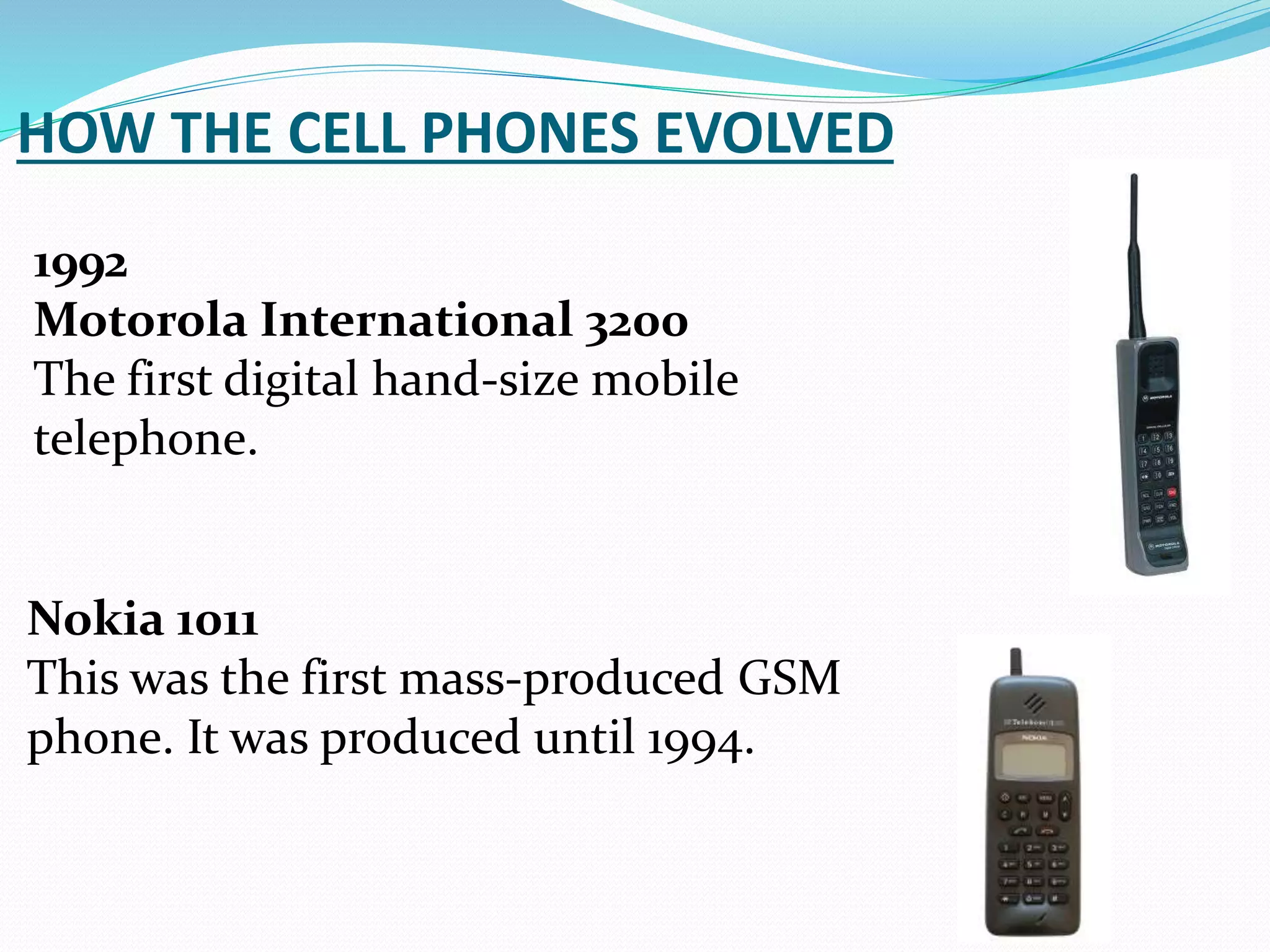 The evolution and future of cellphone | PPTX