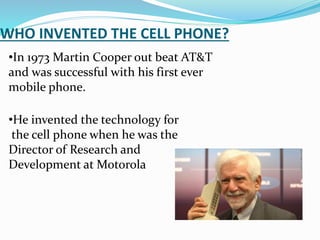 The evolution and future of cellphone | PPTX