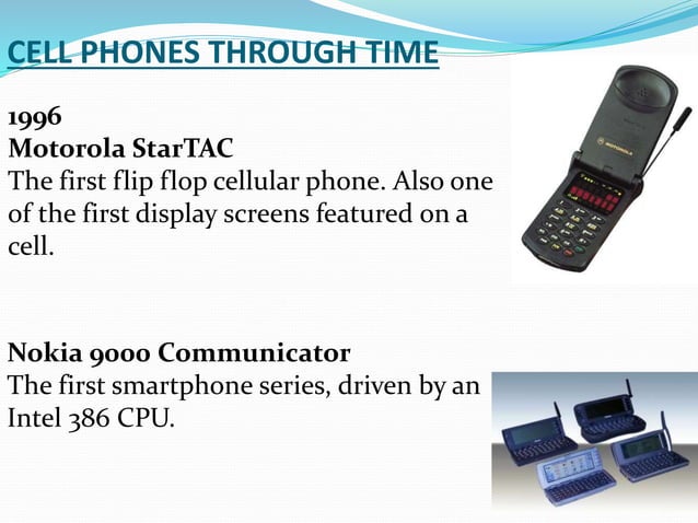 The evolution and future of cellphone | PPT