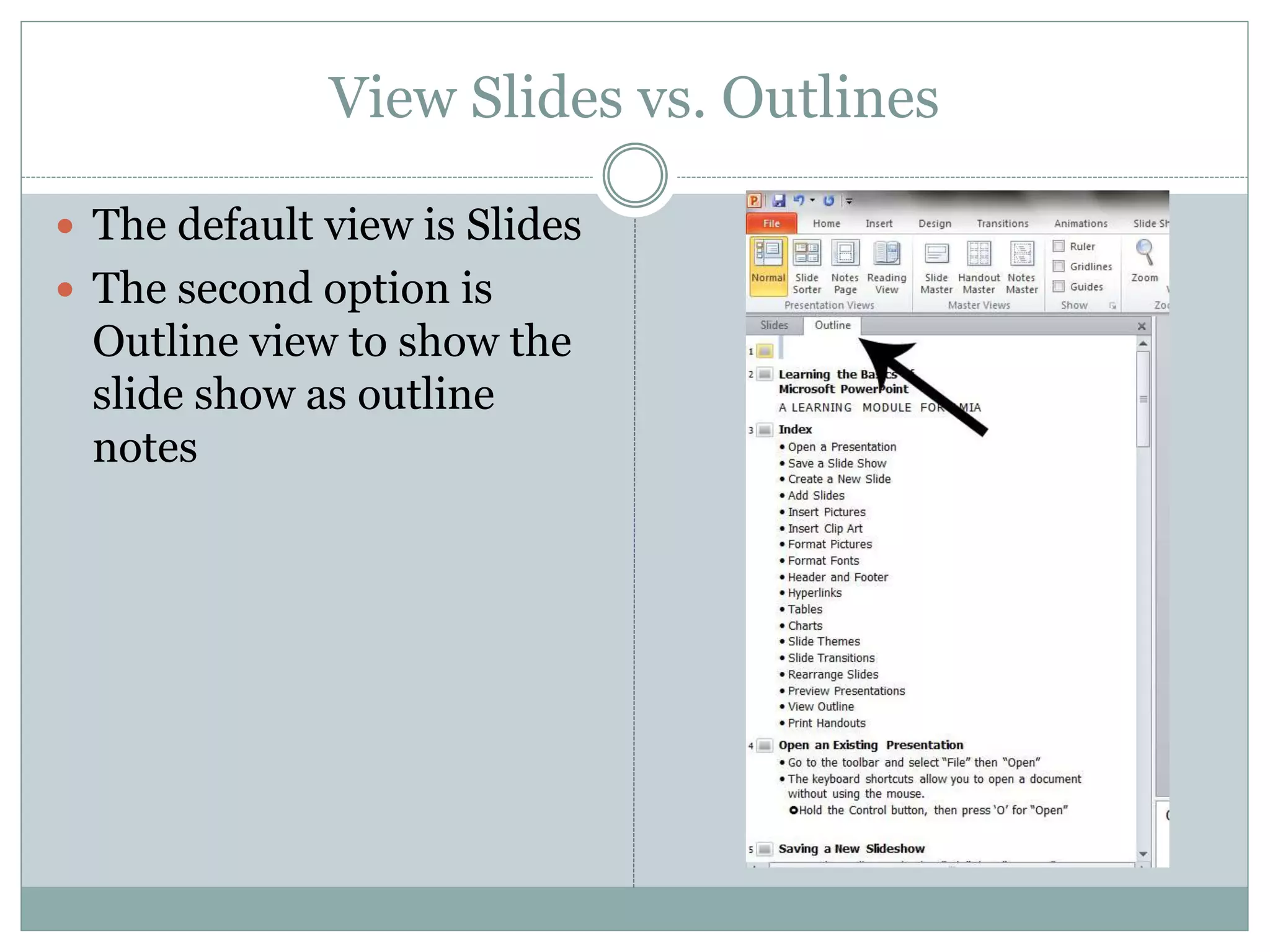 Power Point Presentation Notes | PPT