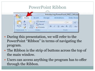 Power Point Presentation Notes | PPT