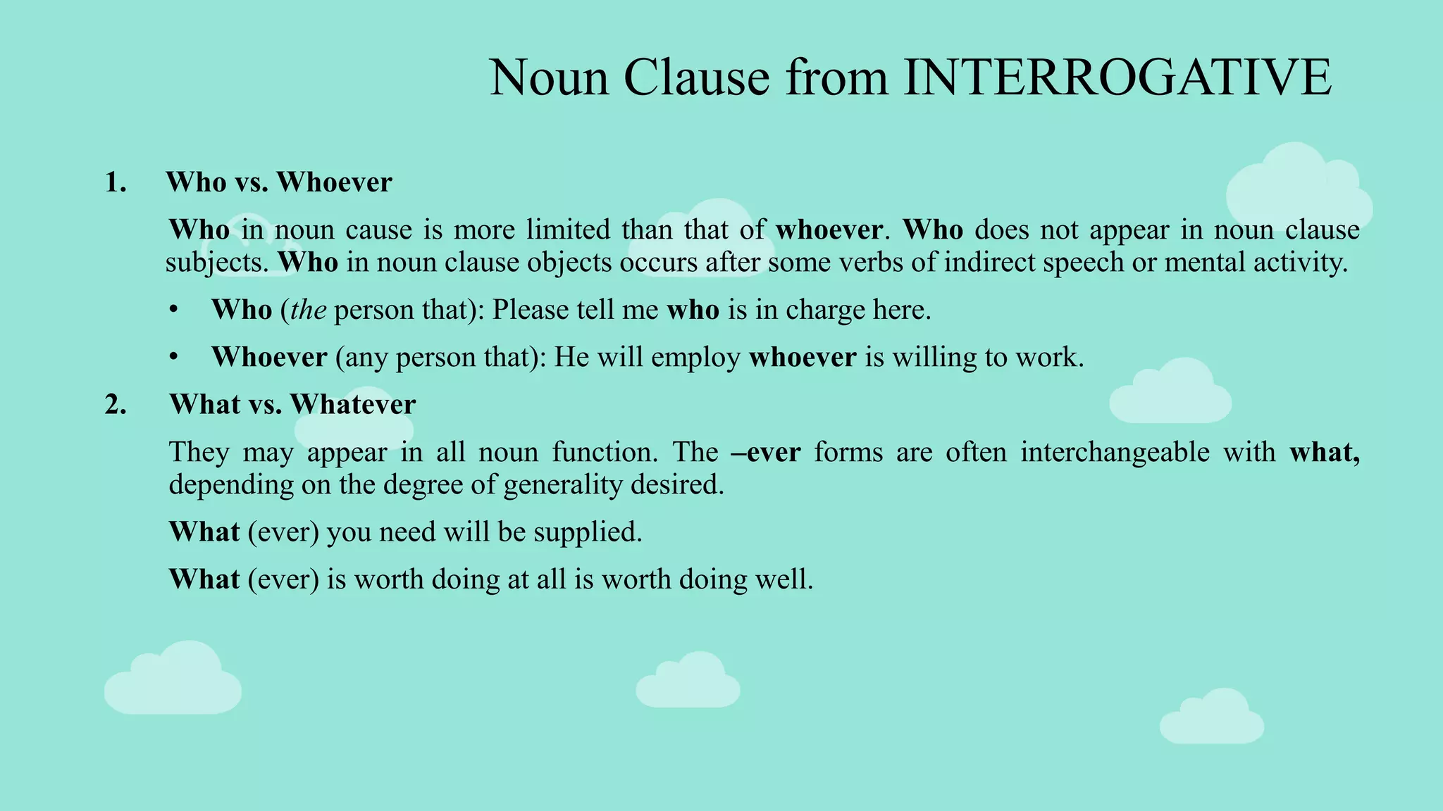 Ppt noun clause | PPTX