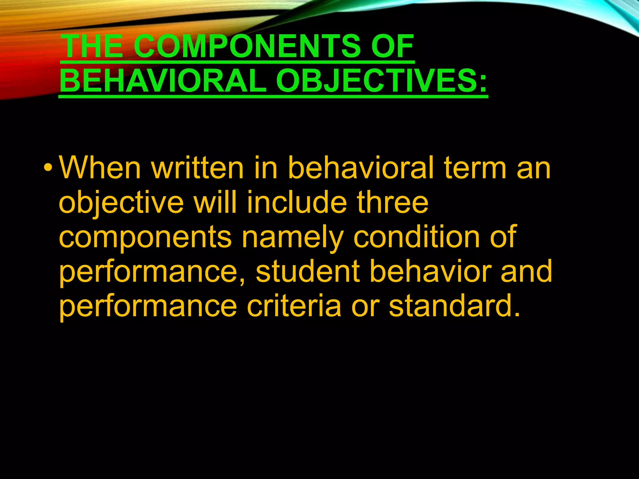 Ppt nsg educational objectives | PPTX