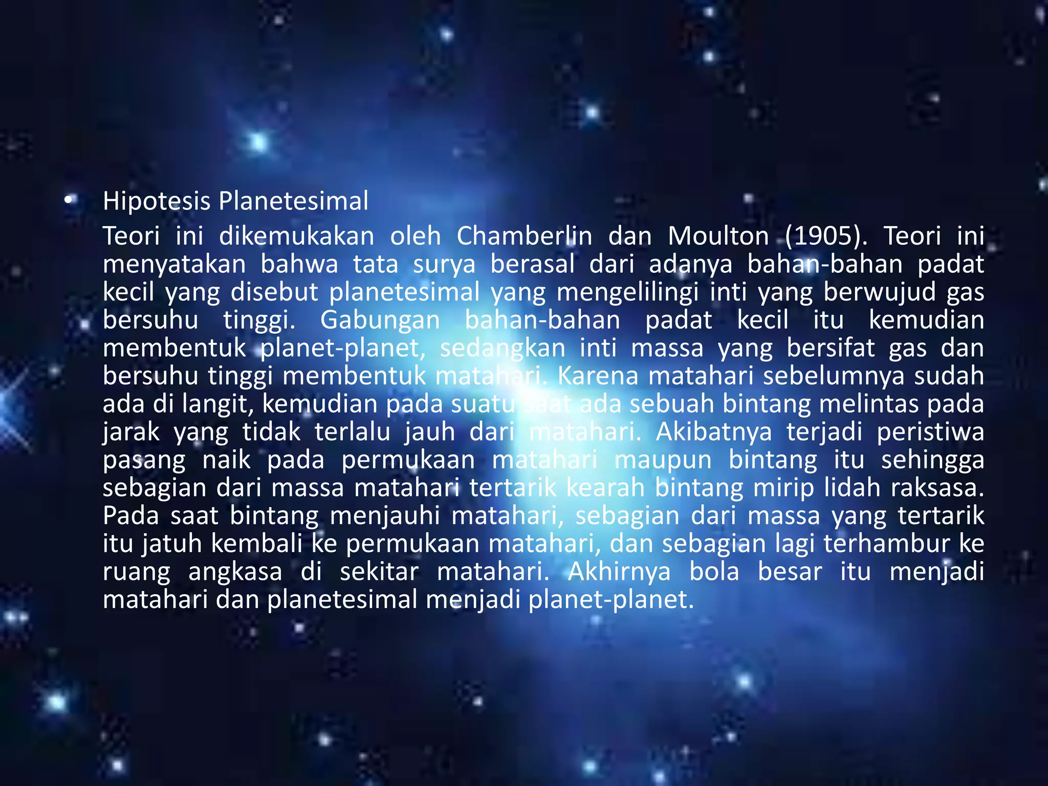 Power point jagat raya dan tata surya | PPTX