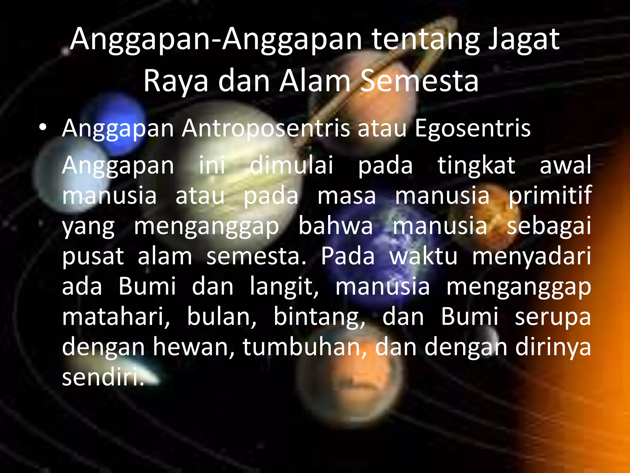 Power point jagat raya dan tata surya | PPTX