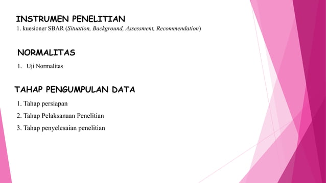 Gambaran Penerapan Komunikasi SBAR saat Hand Over Perawat | PPTX