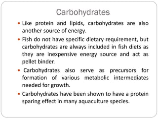 ppt nutrition for the course aquaculture engineering | PDF