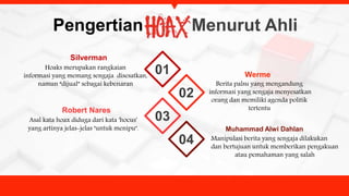 slide maraknya HOAX di era digital | PPTX