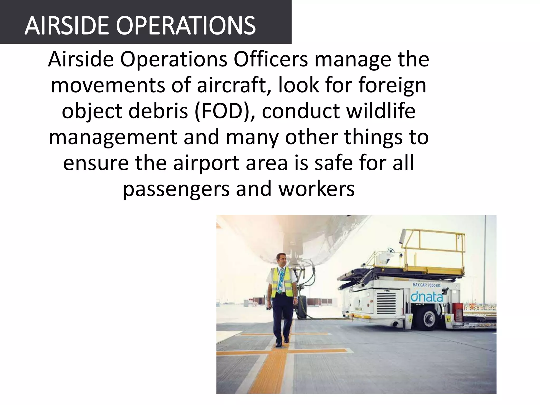 AIRPORT OPERATIONS AND AIRPORT FUNCTIONS | PPTX