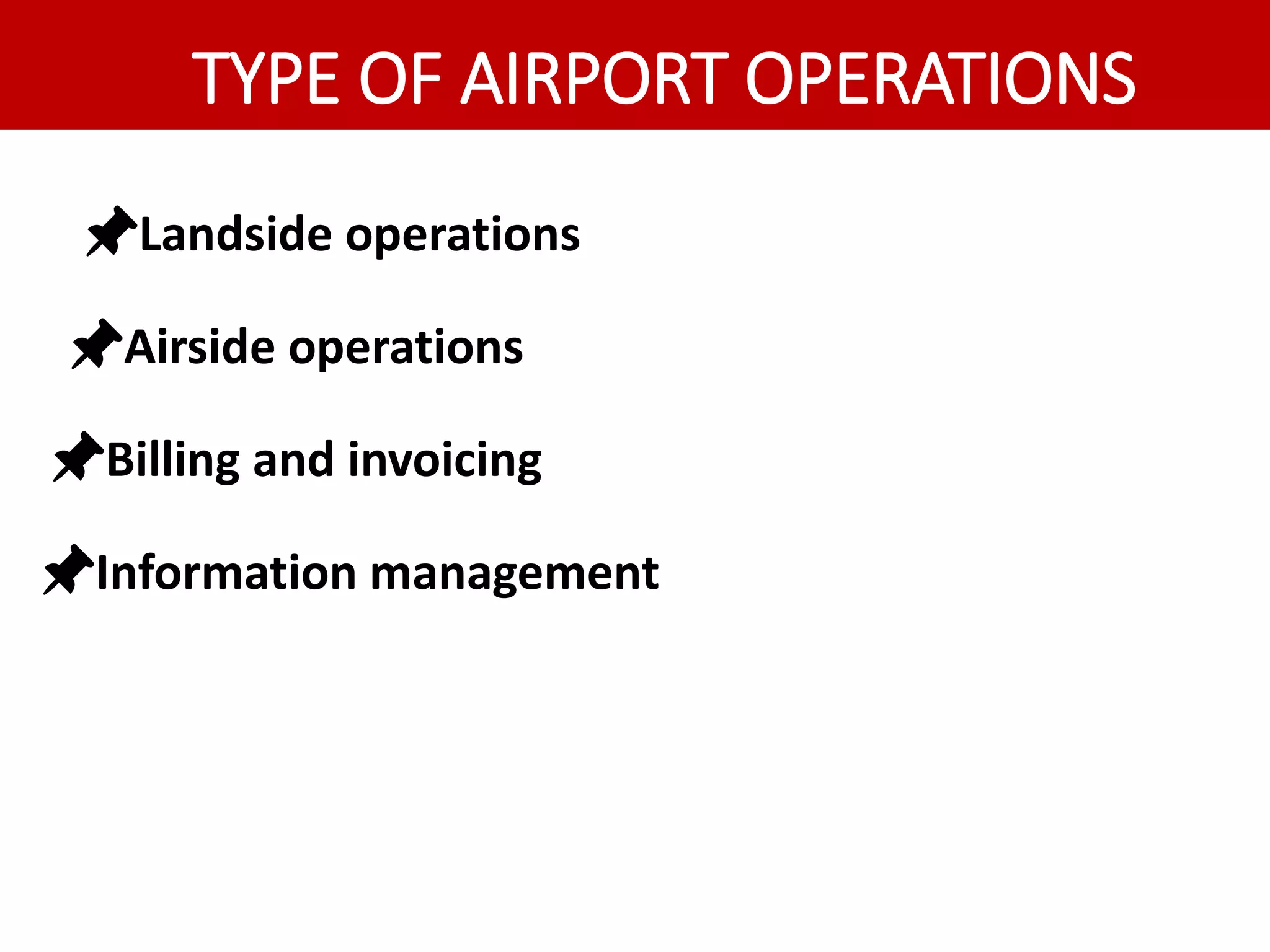 AIRPORT OPERATIONS AND AIRPORT FUNCTIONS | PPTX