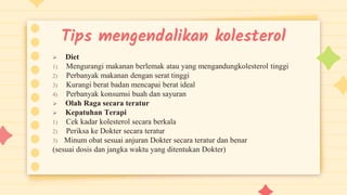 PPT OBAT TRADISIONAL untuk penyakit kolesterol | PPTX