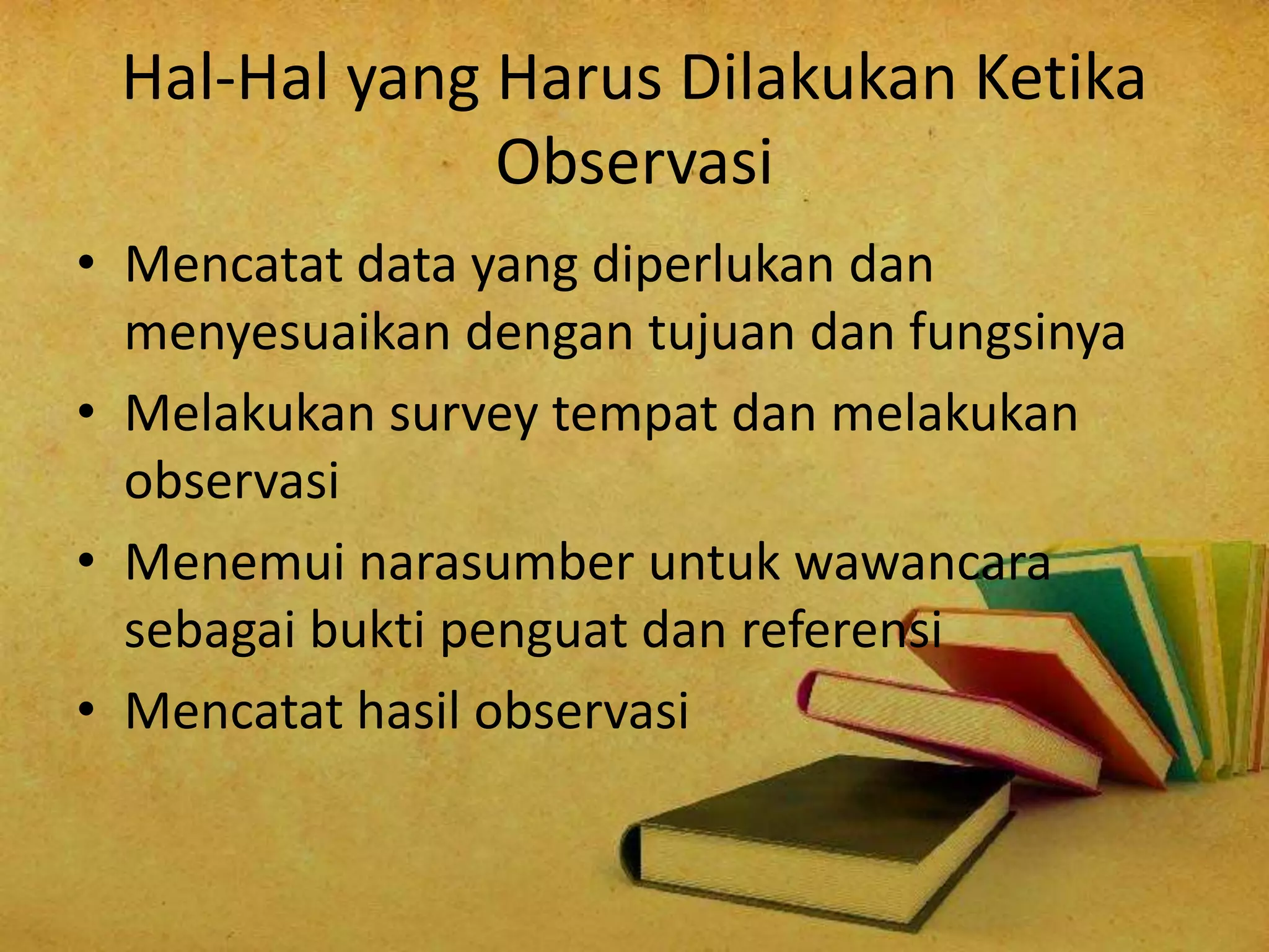Ppt observasi | PPTX