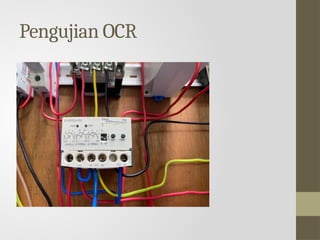 pengujian OCR (over current relay) dan OVR (Over Voltage Relay) | PPT