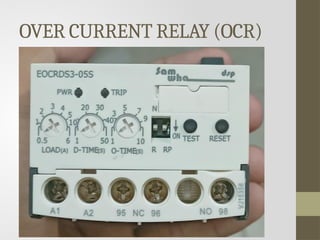pengujian OCR (over current relay) dan OVR (Over Voltage Relay) | PPTX