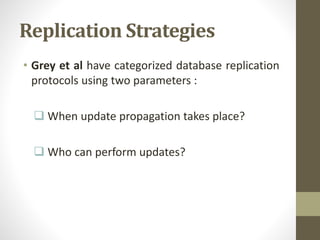 Replication in Distributed Real Time Database | PPTX | Databases | Computer Software and ...
